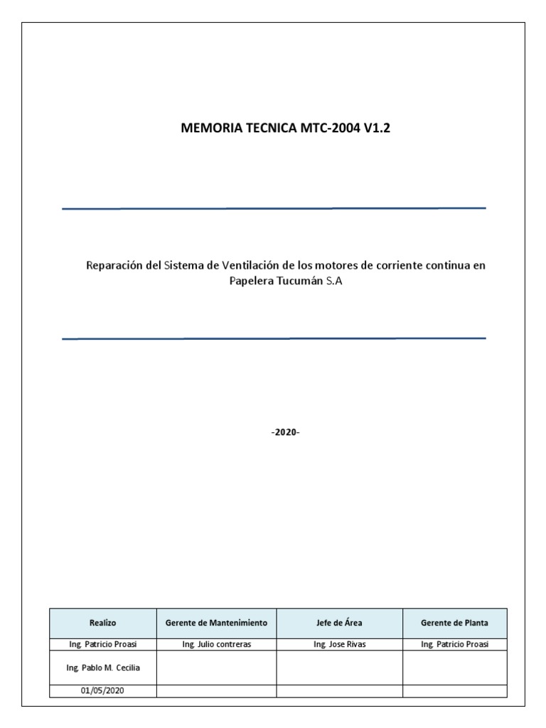 MTC-2004 Ductos V1.2 | PDF