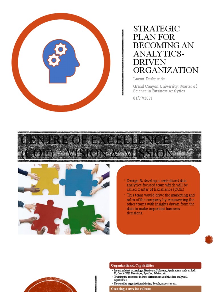 Strategic Plan For Becoming An Analytics-Driven Organization - Initial ...