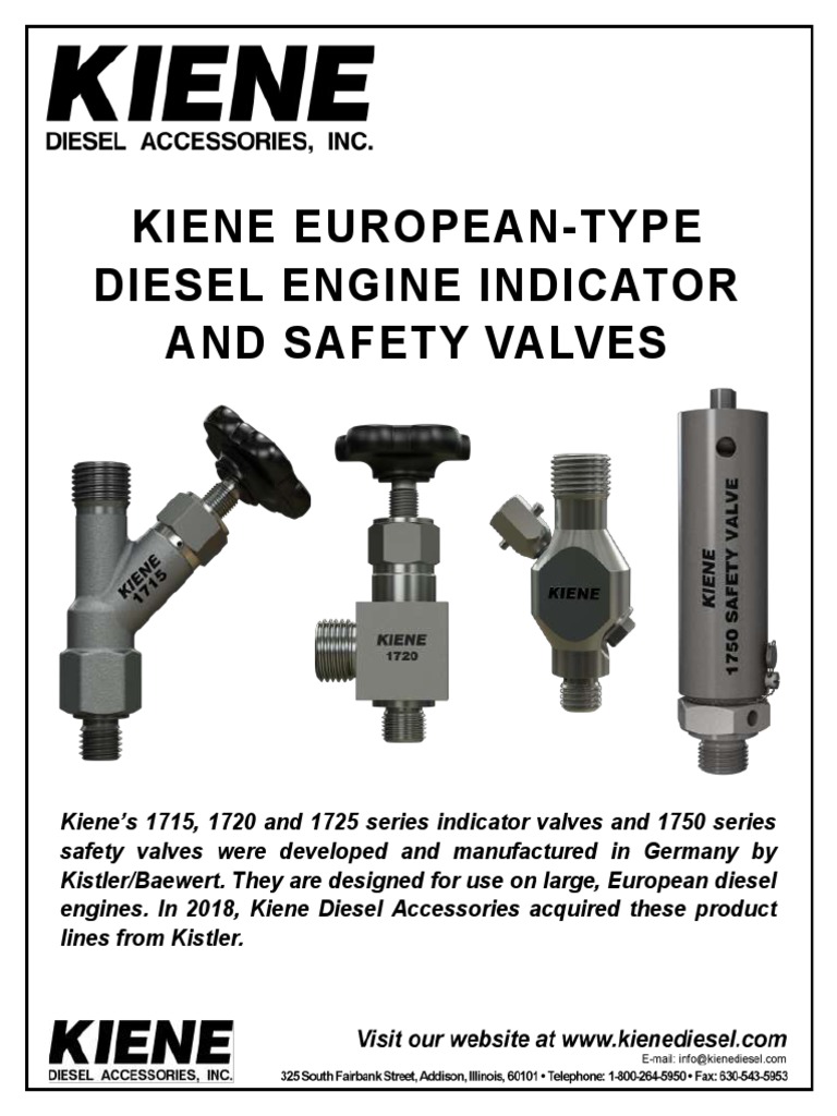 Kiene Diesel Engine Indicator Valves | PDF | Valve | Diesel Engine