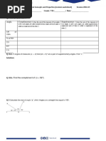 Angle Relationships Worksheet | PDF