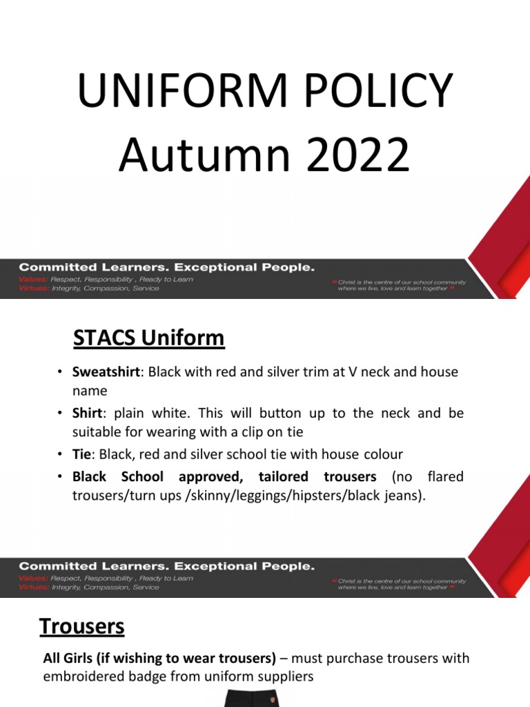 STACS Uniform Guidance - Sept 2022 | PDF