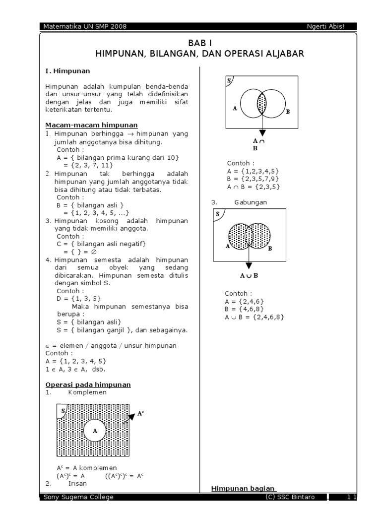 Bank Soal Matematika SMP | PDF