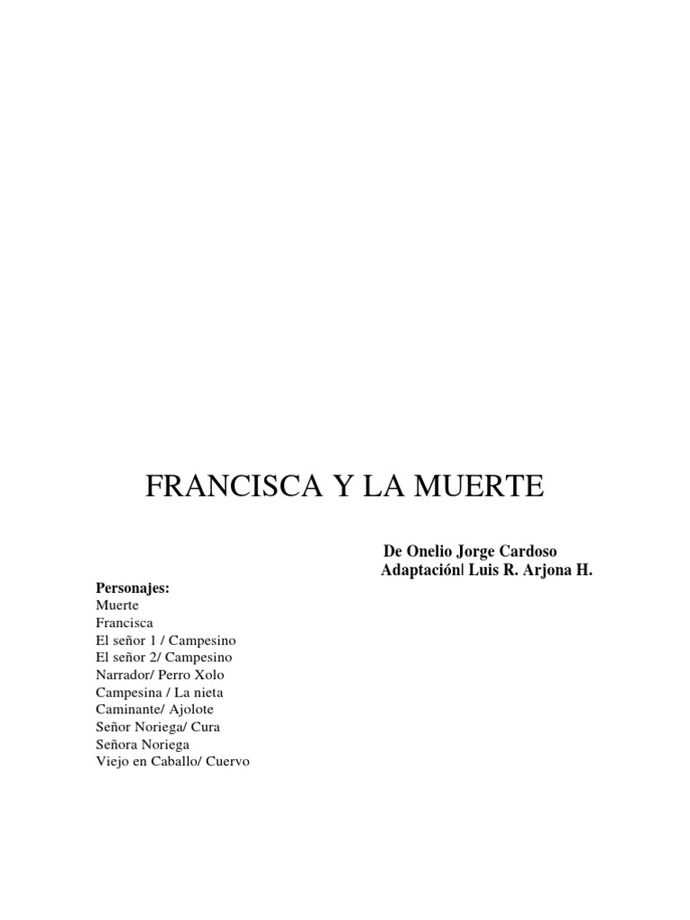 Francisca y La Muerte | PDF