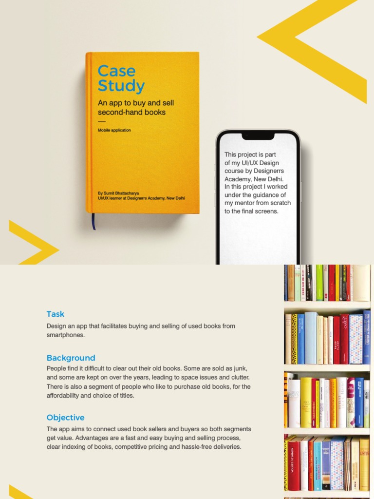 Case Study UIUX Sumit B - Designerrs | PDF | Mobile App | Books