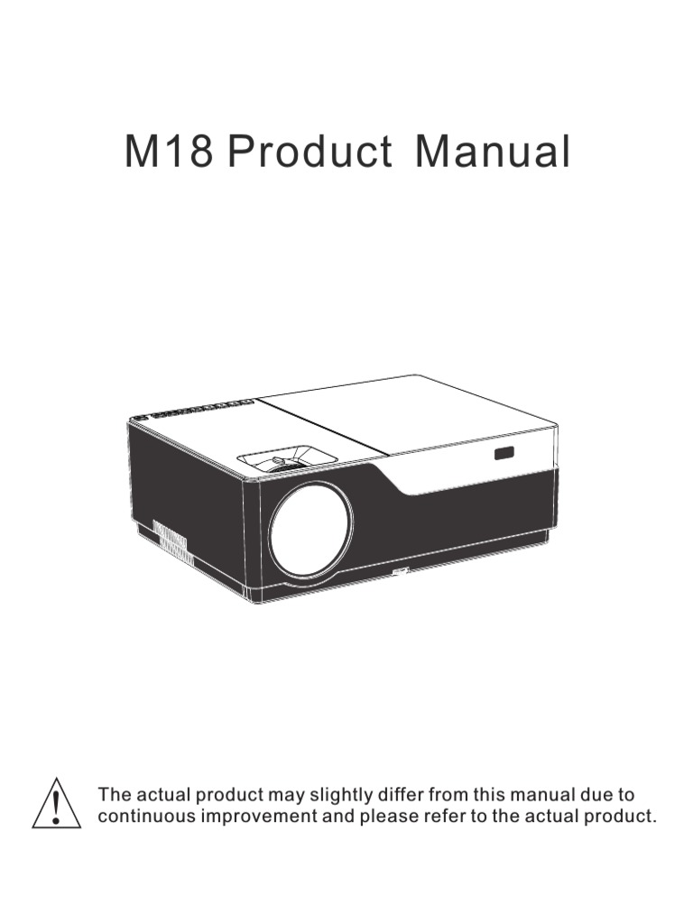 Getting Started with the M18 Projector: An Instruction Manual for Quick Setup and Use | PDF ...