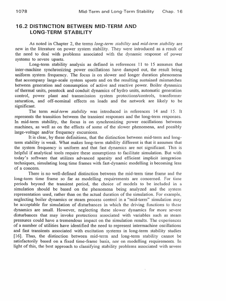 Power System Stability and Control - 12 | PDF