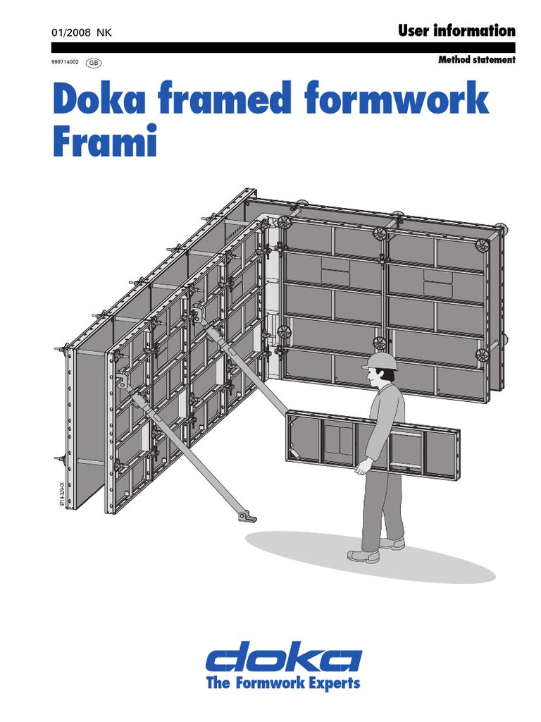 DOKA - Doka Framed Formwork Frami - January 2008 | PDF | Safety | Crane ...