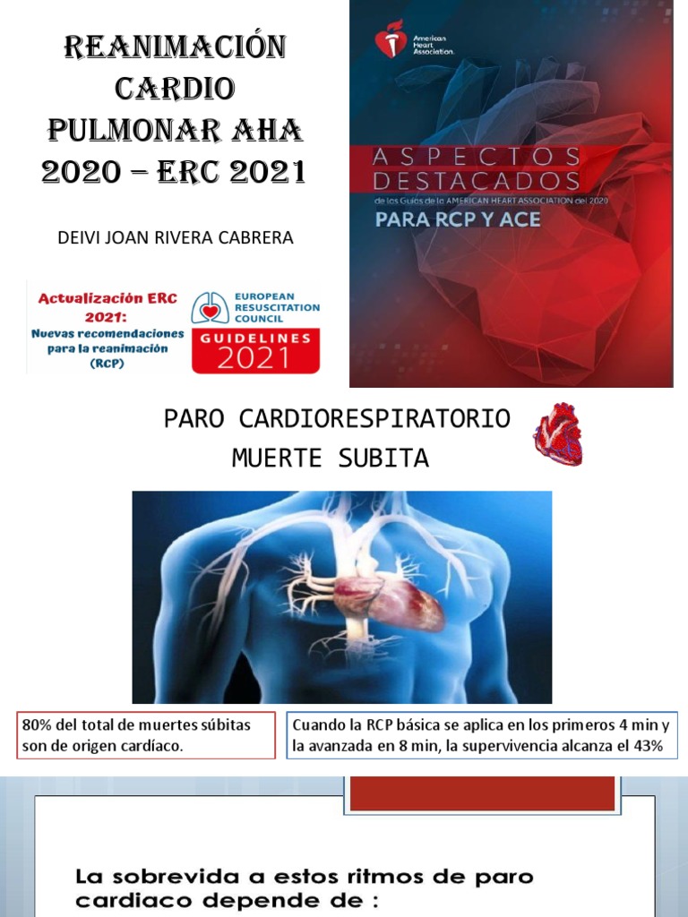 RCP Avanzado Aha 2020 - Erc 2021 | PDF | Reanimación cardiopulmonar ...