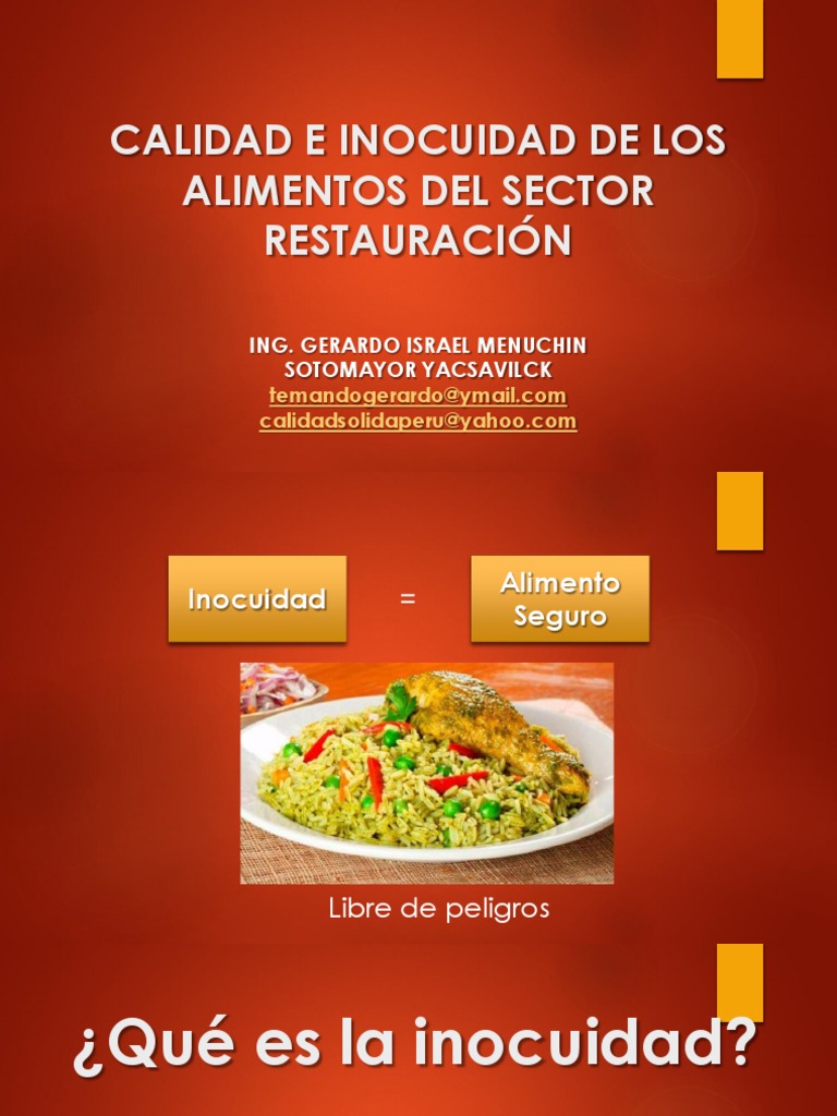 Calidad e Inocuidad de Los Alimentos | PDF | Lavado de manos | Vegetales