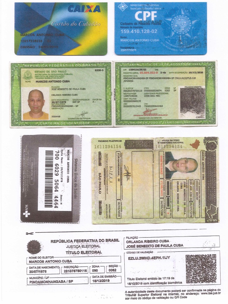 Documentos Pessoais | PDF