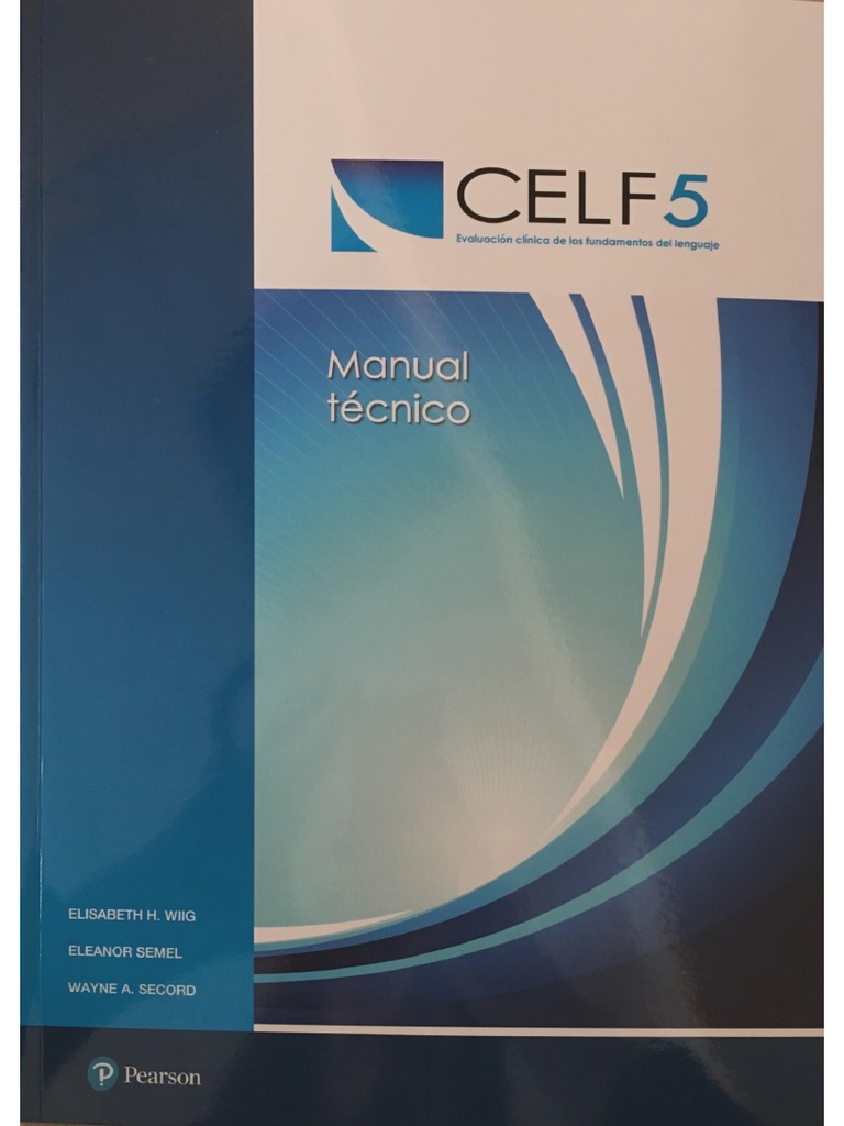 Manual Técnico CELF 5 Español | PDF