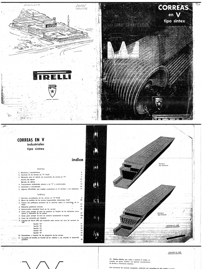 Catalogo Correas Pirelli | PDF