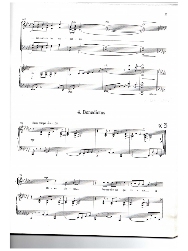 Benedictus | PDF