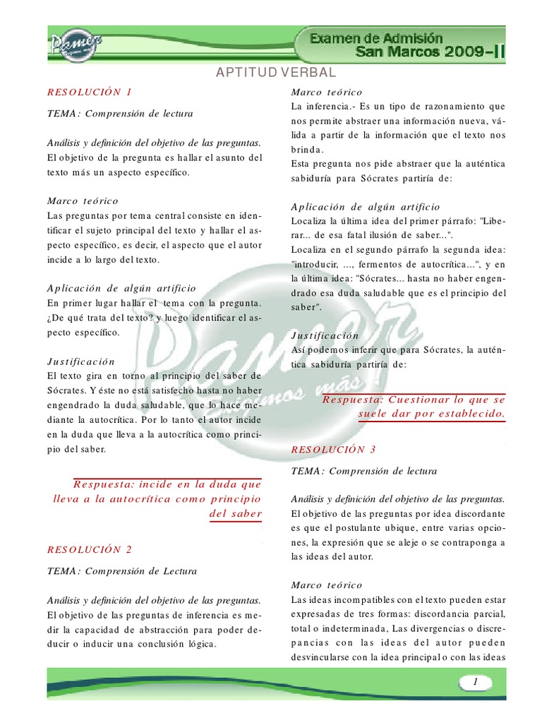 Solucionario BCF | PDF | Comprensión lectora | Verbo