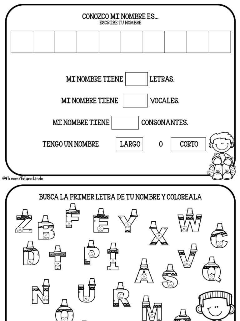 Explorando mi nombre: aprendiendo sobre las letras, significado y ...