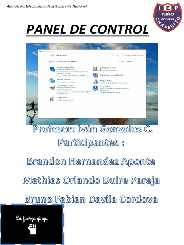 Panel de Control Expo | PDF | Microsoft Windows | Desarrollo de software