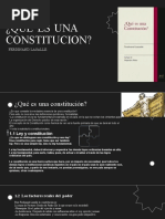 Qué Es Una Constitución Ferdinand Lasalle Pdf Constitución Estatuto