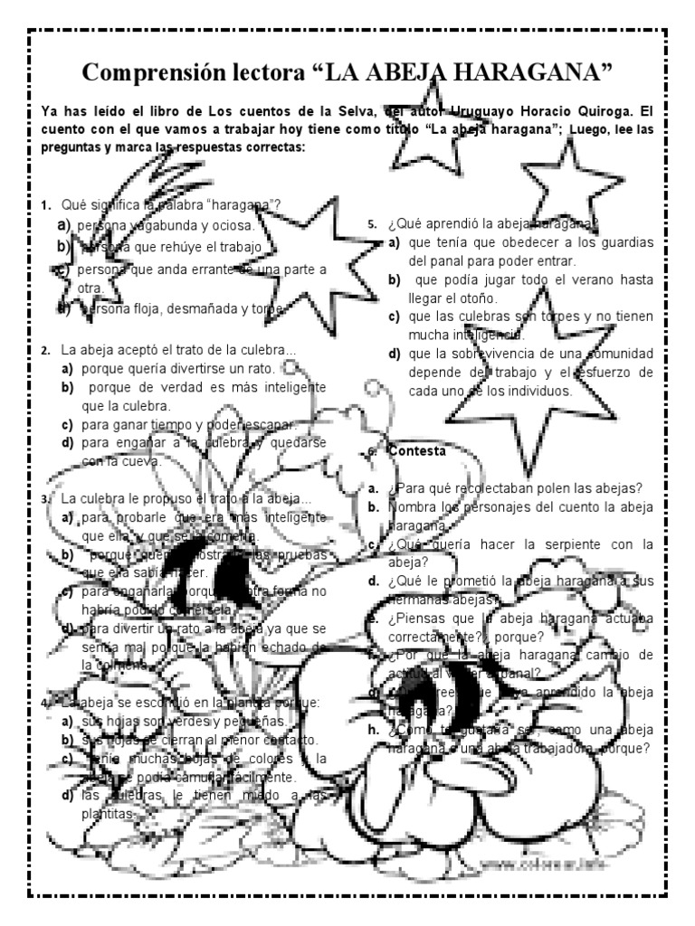 Comprensión Lectora Grado Quinto Pdf