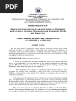 Basic Education Learning Recovery and Continuity Plan: A. Gains of BE ...