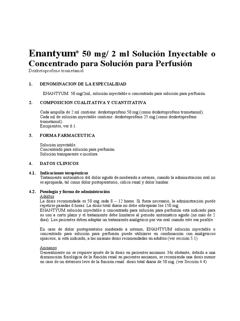 Enantyum | Descargar gratis PDF | Droga anti-inflamatoria libre de ...