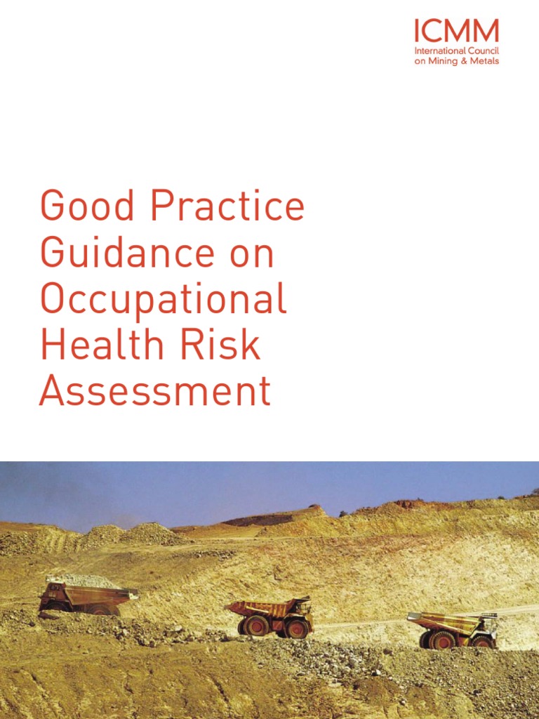 ICMM Good Practice Guidance On Occupational Health Risk Assessment ...
