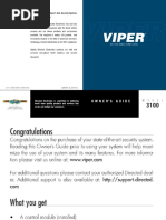 Manual Alarma Viper | PDF | Control remoto | Radio