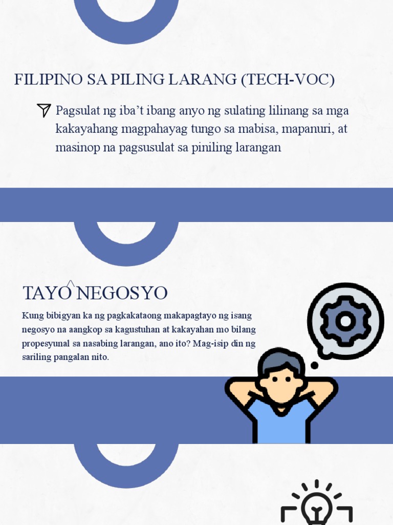 FSPL - Una at Ikalawang Linggo | PDF