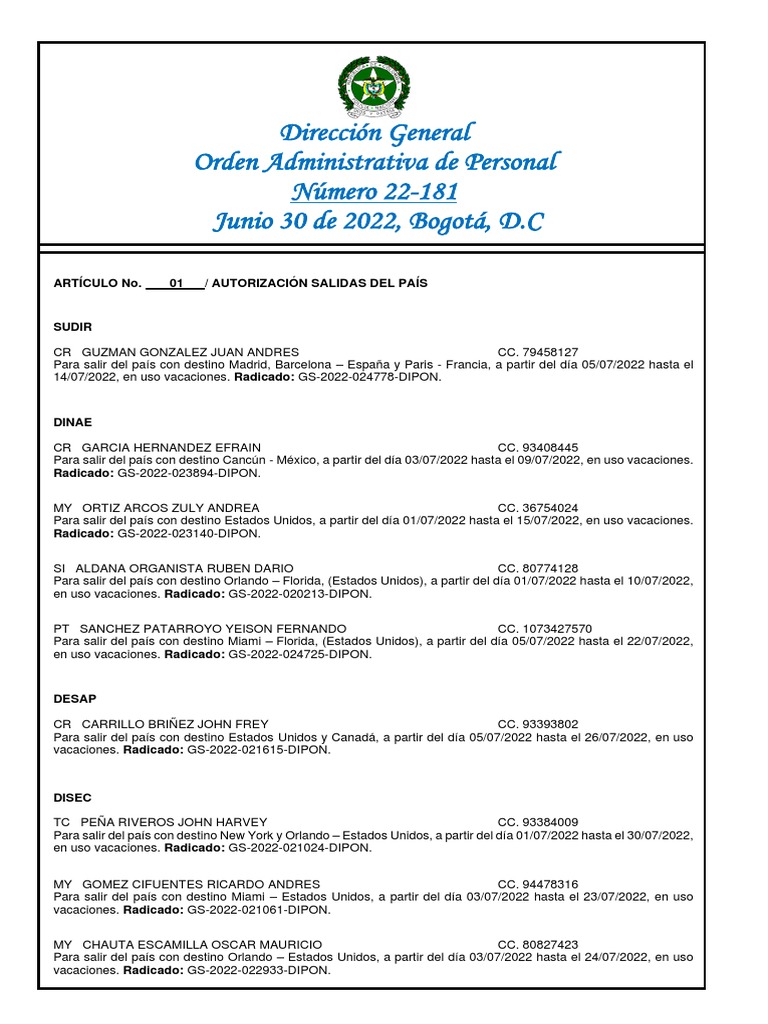 30-06-2022 - Oap 22 - 181 - Consulta | PDF | Seguridad Pública | Derecho penal