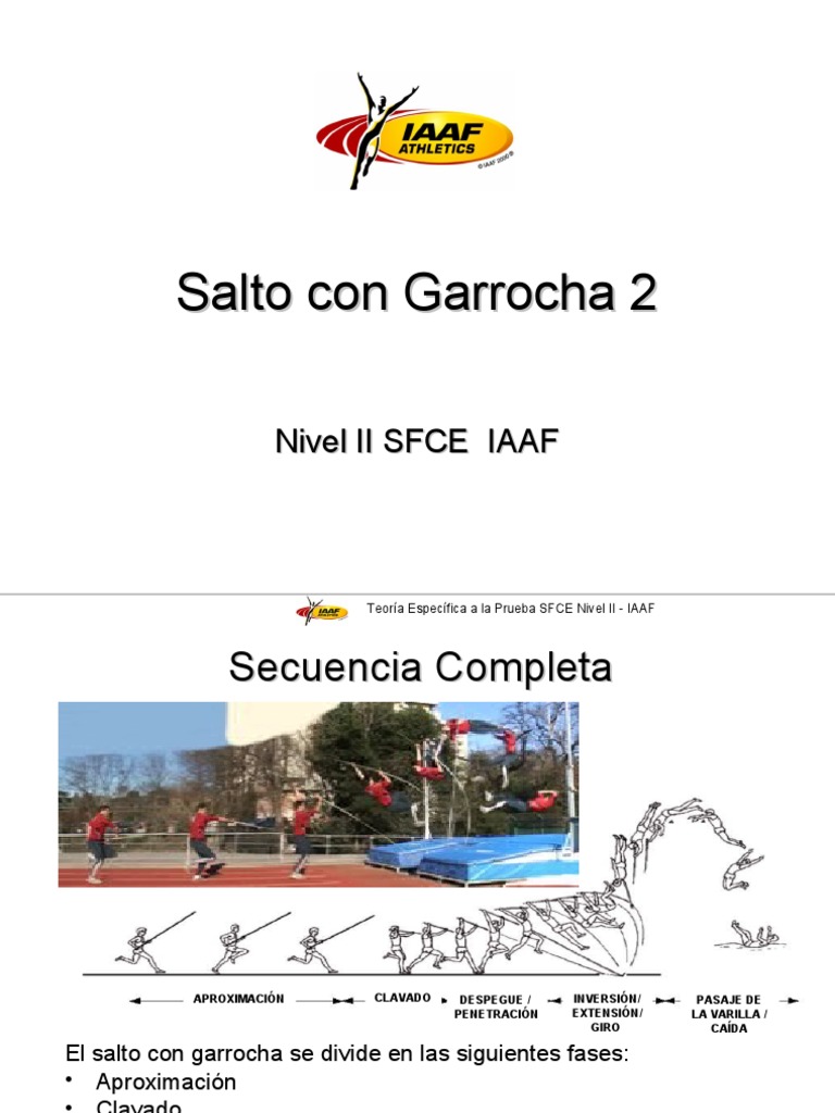 Fases del Salto con Garrocha | PDF