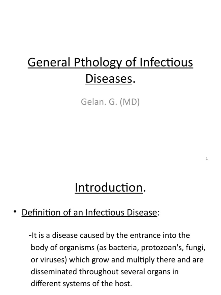 Overview of Infectious Diseases Pathology | PDF | Infection | Inflammation