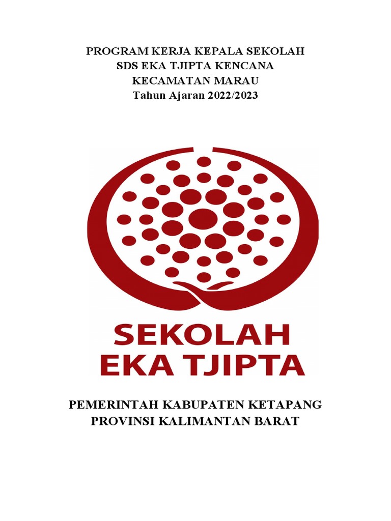 Program Kerja Kepala Sekolah 2020 | PDF