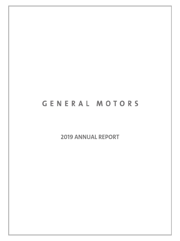 Nyse GM 2019 | PDF | Securities (Finance) | Corporations