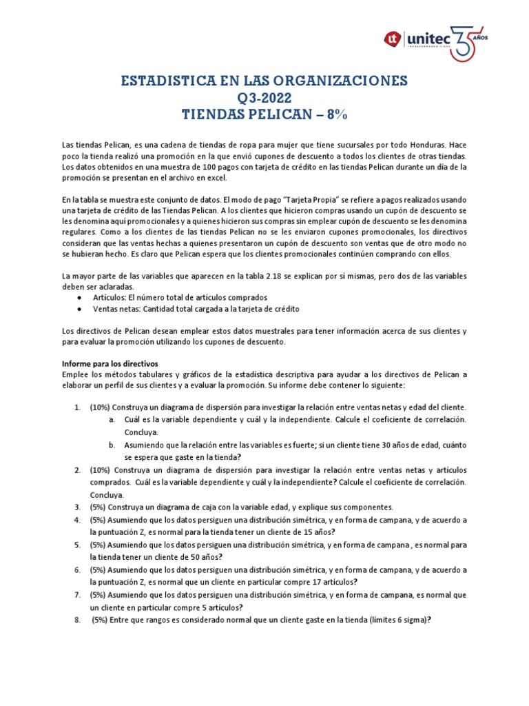 Tarea 3 y 4 | PDF | Cupón