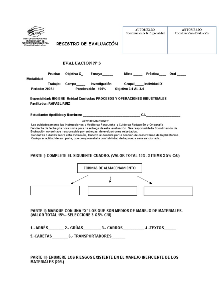 Examen 3 - Procesos | PDF