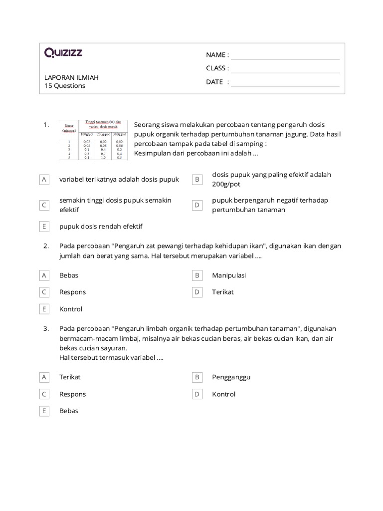 Laporan Ilmiah | PDF