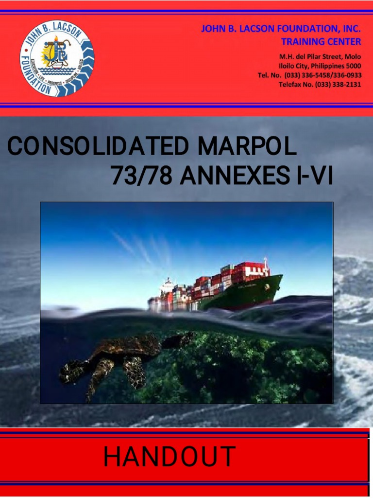 1. Marpol Handout | PDF