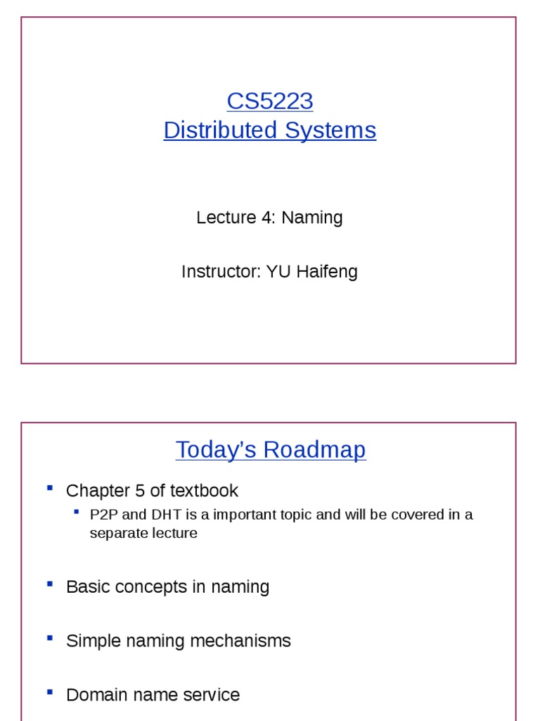 Lecture 04 | Download Free PDF | Domain Name System | Domain Name