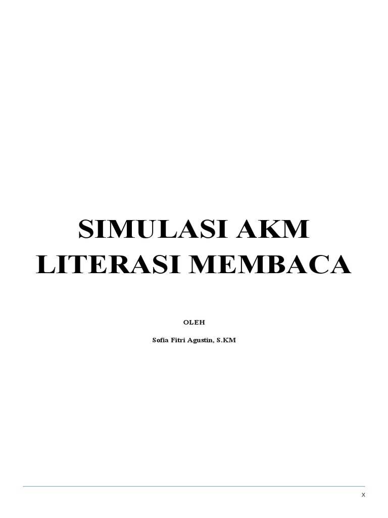 Simulasi Akm 2022 | PDF