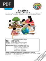 English 9 Quarter 1 Module 4 | PDF | Linguistics | Cognitive Science