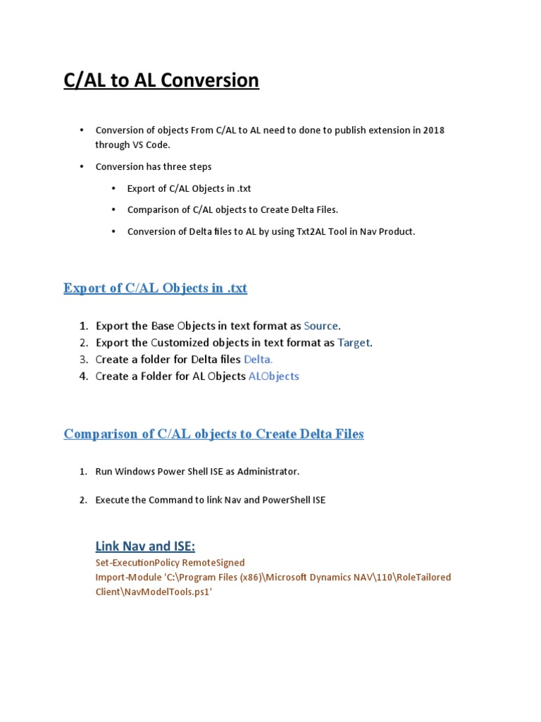2.CAL To AL Conversion | PDF