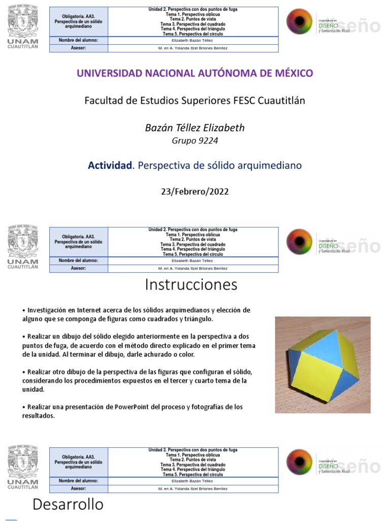 Geometría 2 LDCV | PDF | Perspectiva (Gráfica) | Geometría
