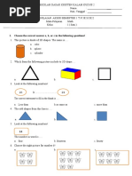 Latihan Soal Matematika Kelas 3 Cambridge | PDF