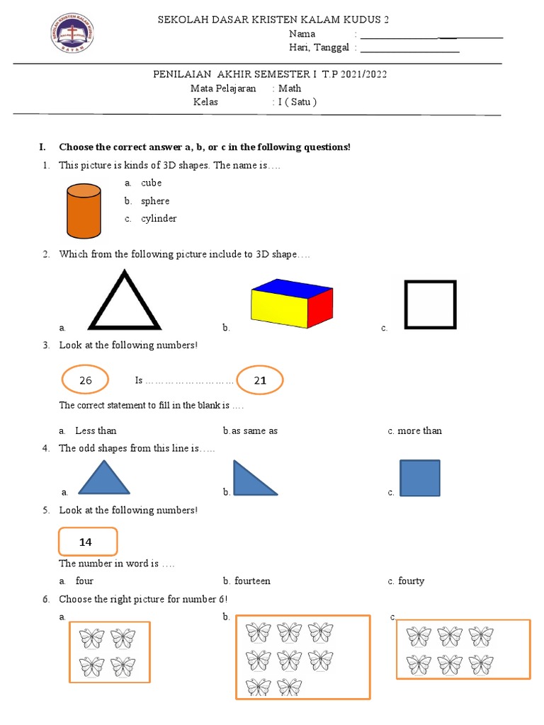 Soal Math | PDF | Mathematics | Geometry