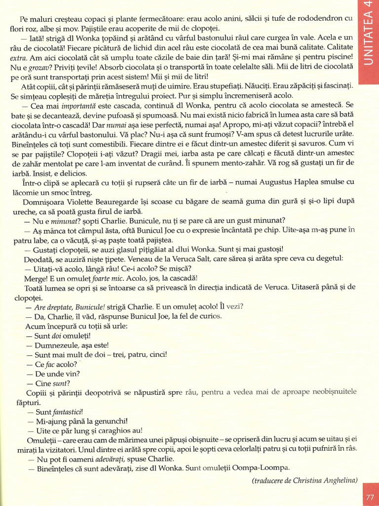 6 Charlie Si Fabrica de Ciocolata | PDF
