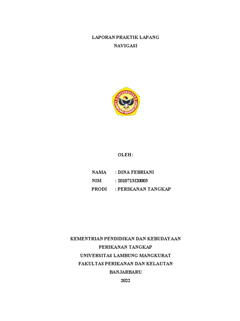 LAPORAN PRAKTIK LAPANG Navigasi | PDF