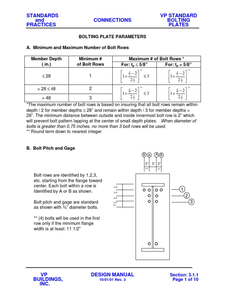VP Building Bolting Standards | PDF | Bending | Stress (Mechanics)