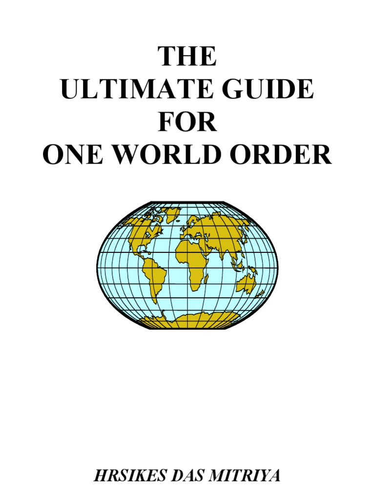 The Ultimate Guide For One World Order | PDF | Soul | Self Realization