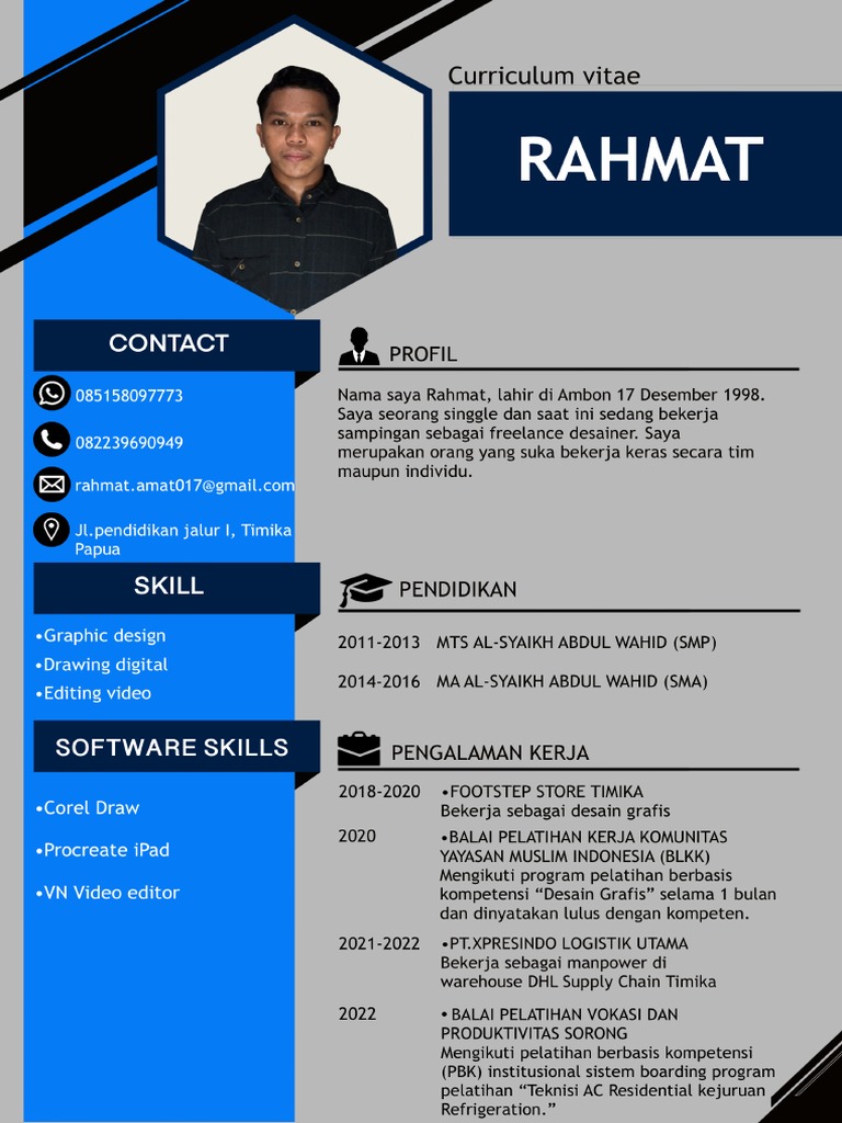 CV Rahmat | PDF