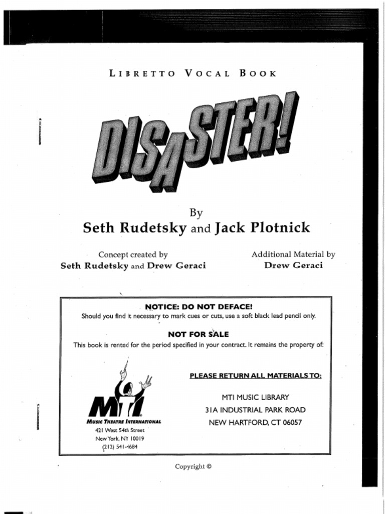 Disaster Script | PDF