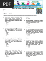 Soal Matematika Kelas 5 Bilangan Cacah Sampai 1000000 Kurikulum Merdeka | PDF | Griya & Taman